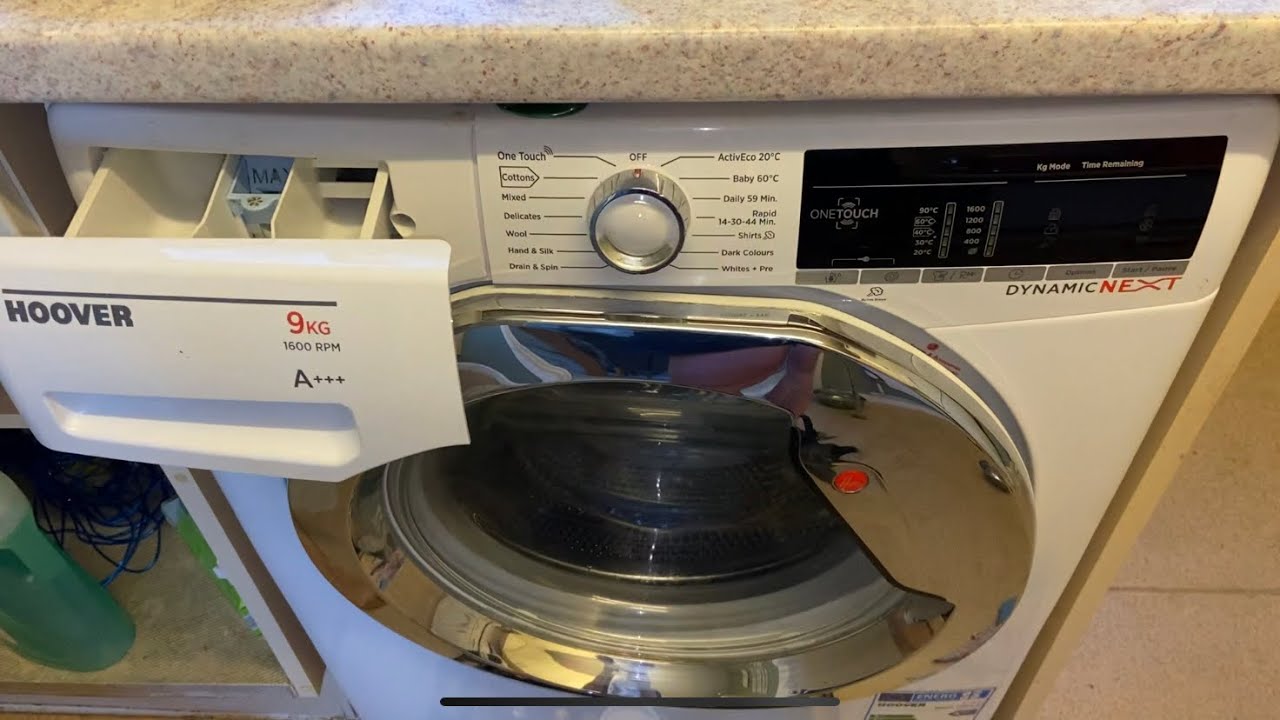 Hoover DynamicNext - after 2 years (cleaning cycle) - YouTube