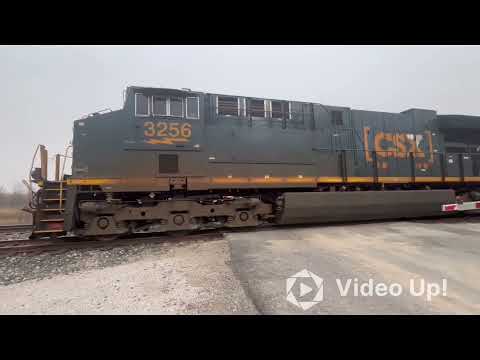 CSX U301 (CSX M326 recrew) 3/15/25 - YouTube