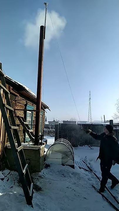 Устройство для чистки дымохода - YouTube