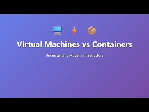 VMs vs Containers: Which Should You Use? (Explained Simply) - YouTube
