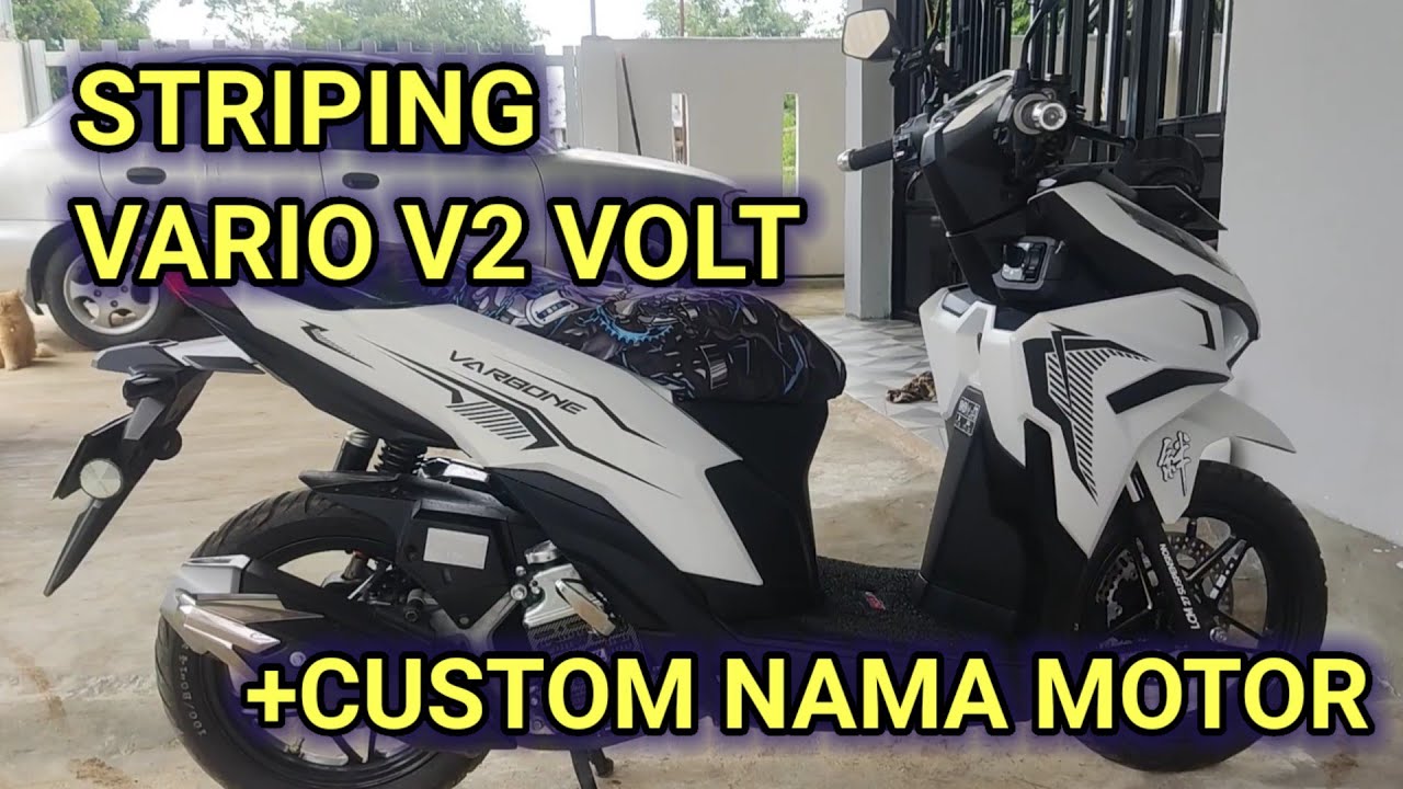 PASANG STRIPING VARIO GEN 2 V2 CUSTOM BY cawilstriping VARICHA VOLT 2 ...