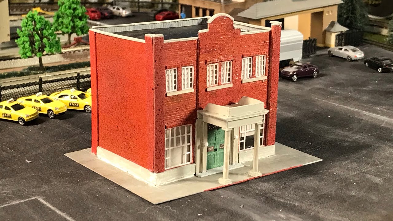 AJS Model Railway N scale layout update #62 - Scratch built Mayberry ...