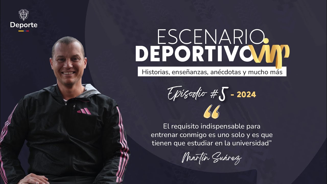 Martín Suárez en Escenario Deportivo VIP: Forjador de atletas ...