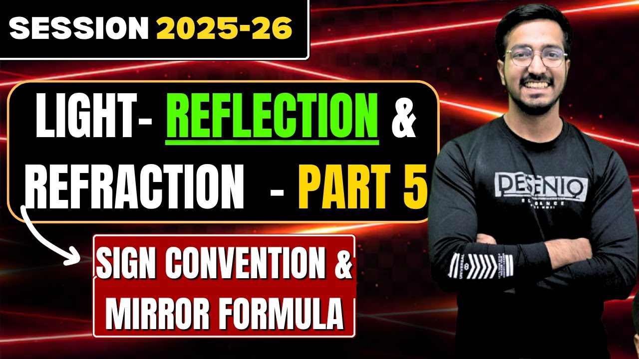 Sign Convention and Mirror formula Light- Reflection & Refraction Part ...