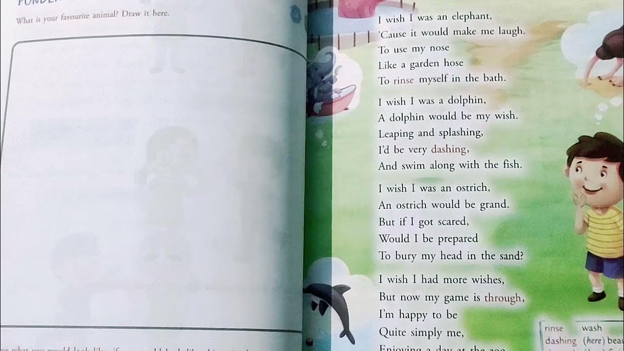 "I wish" poem reading & question answers for class 2 by 💁English class ...