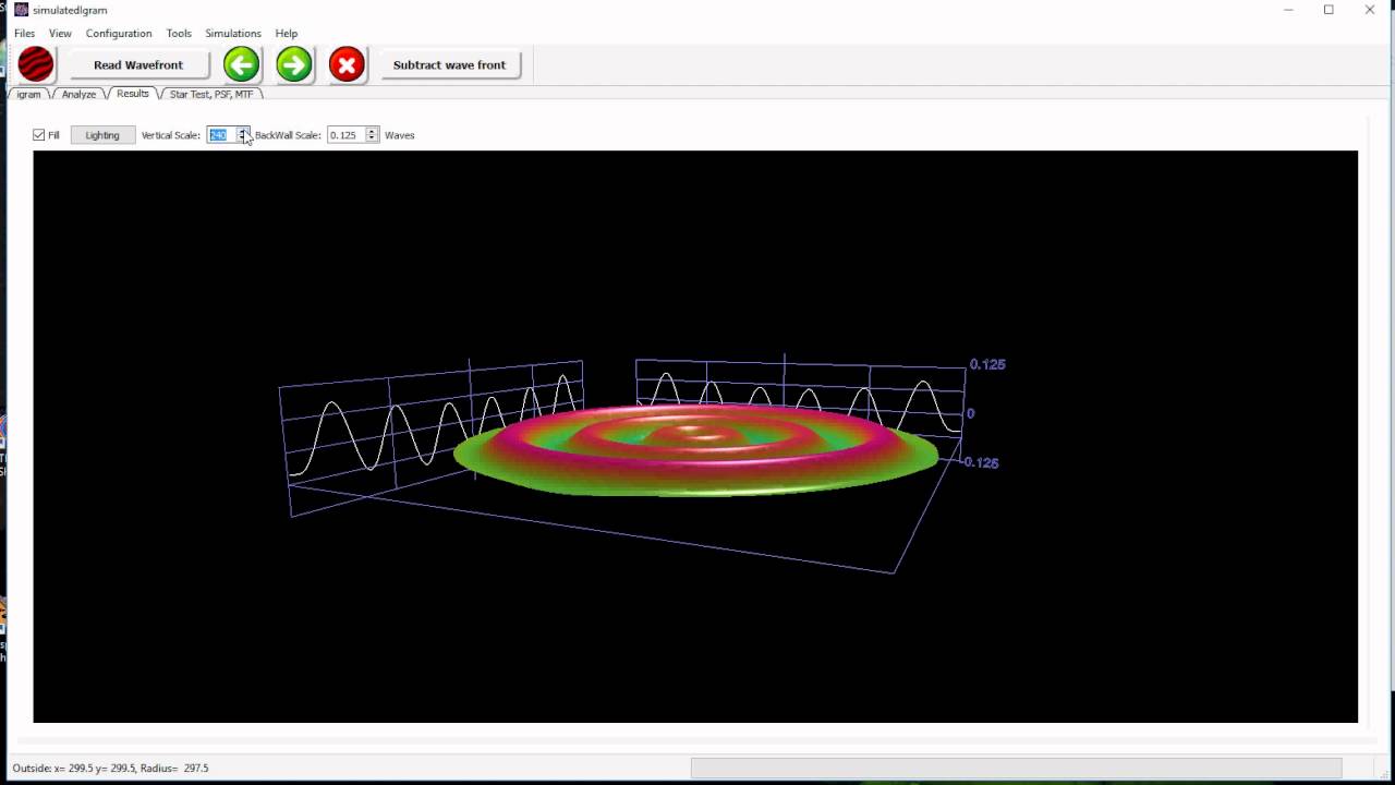 DFTFringe 3DsurfaceDisplay - YouTube