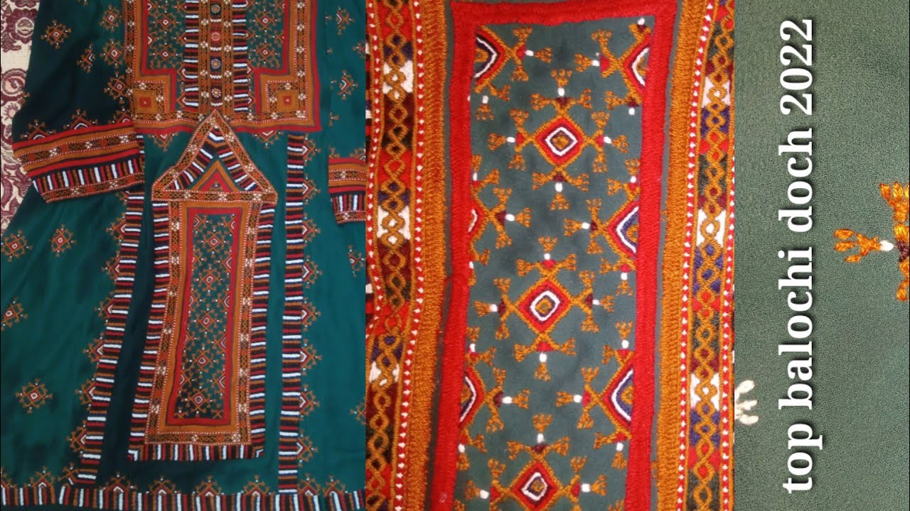 balochi.doch tapa hand embrodery craft 2022 colaction dress desion ...