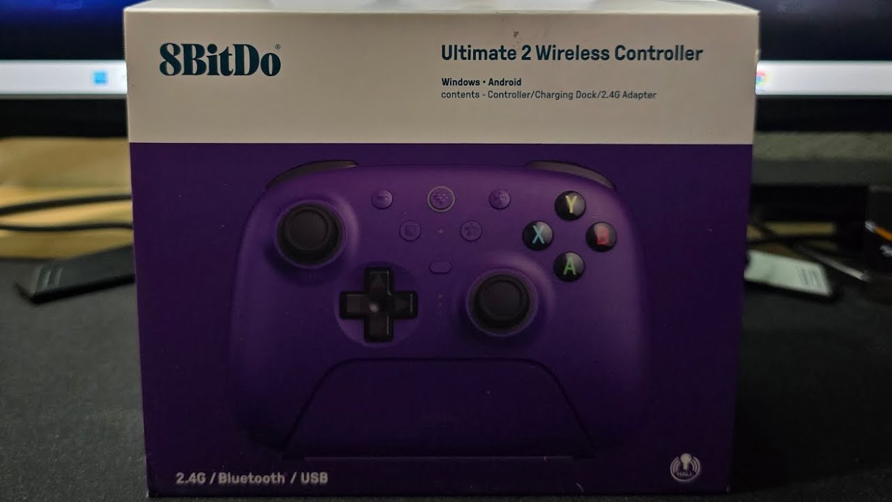 8BitDo Ultimate 2 Wireless Controller- Purple edition - YouTube