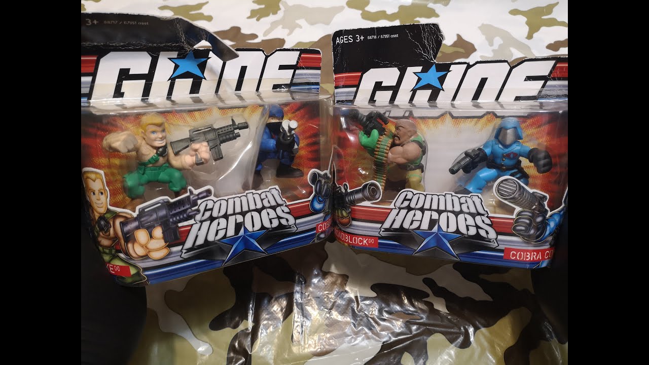 G I JOE mini figures unboxing - YouTube