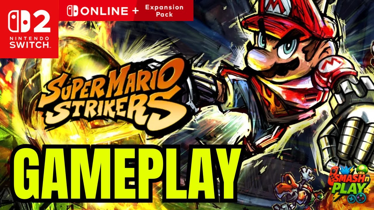 Super Mario Strikers Nintendo Switch 2 Gameplay - Docked Mode - YouTube