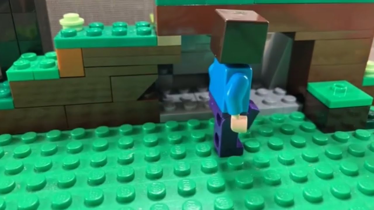 Lego Minecraft StopMotion (All Parts Combined!!) (Epic!) - YouTube