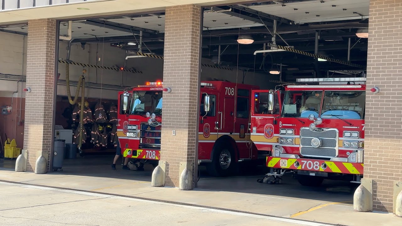 Montgomery County Engine 708, Medic 708, Ambulance 708 Bravo & ALS708 ...