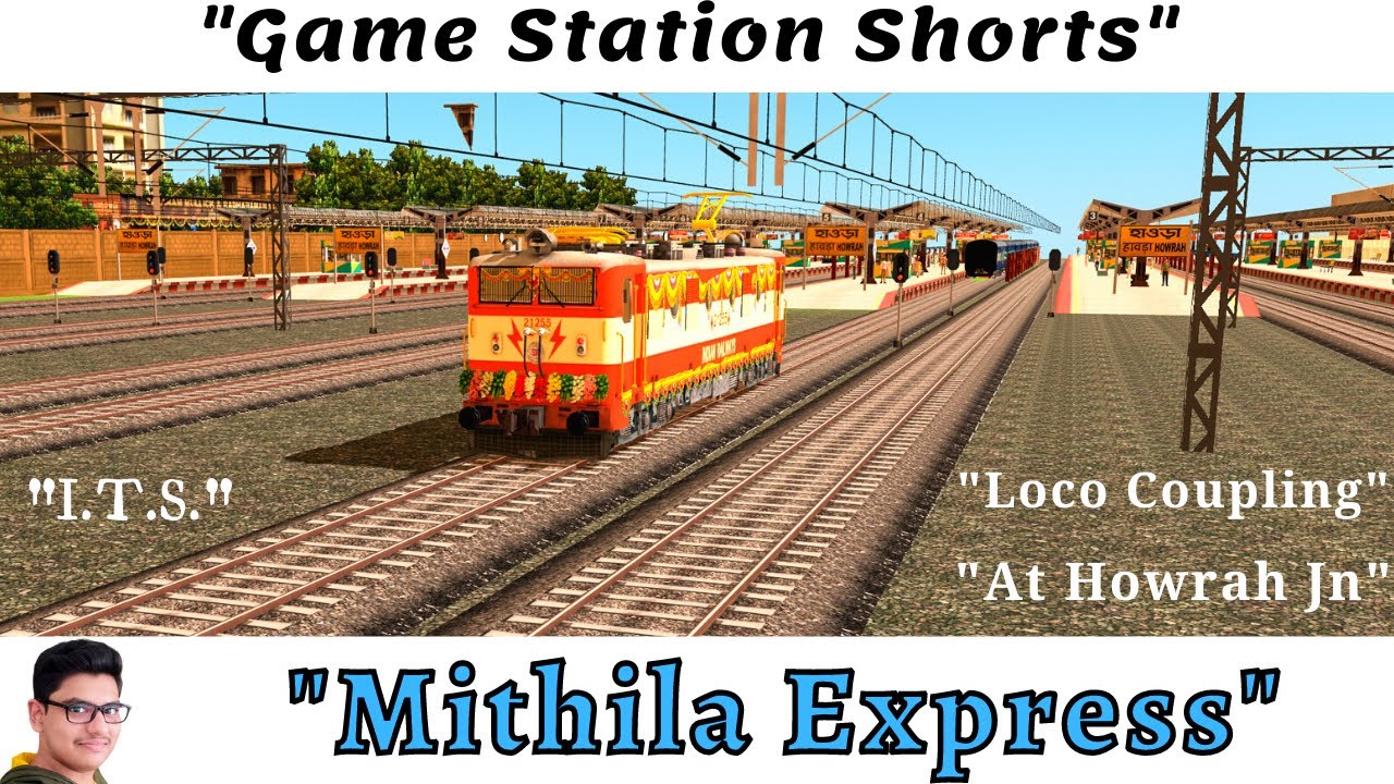 Mithila Express Loco Coupling at HWH | Train Simulator Gameplay | Train ...