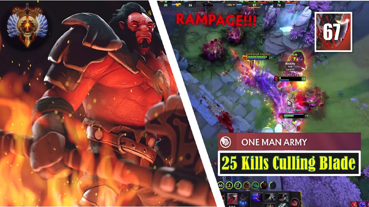 One Man Army Takes Over With 67 Stack Culling Blade - YouTube