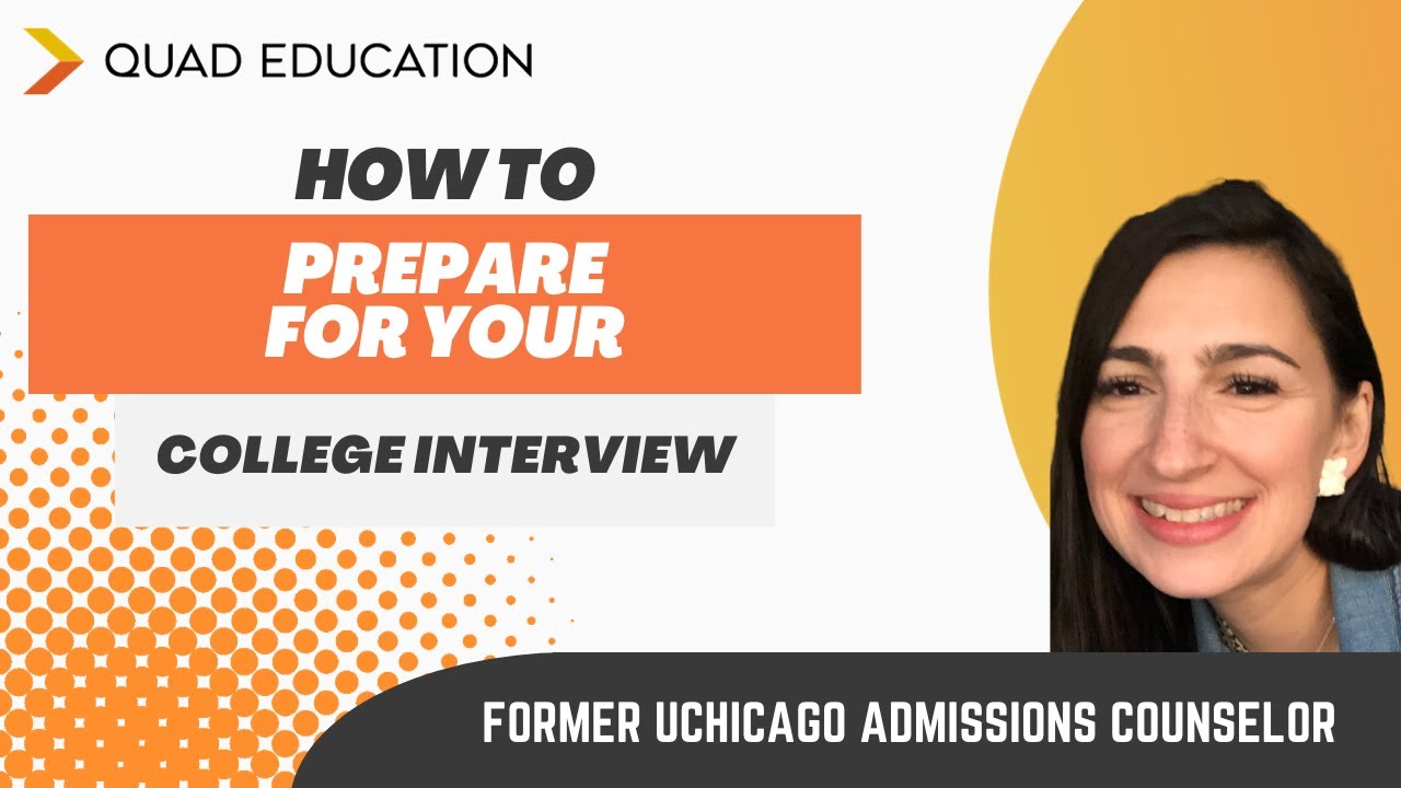 How to Prepare for Your College Interview - YouTube