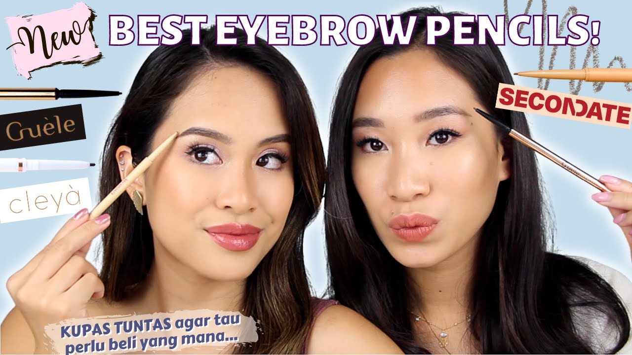 EYEBROW PENSIL LOKAL TERBARU! (BATTLE) | Secondate, Guele & Cleya - YouTube