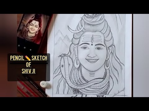 PENCIL ️ SKETCH OF SHIV JI 🙏 || SKETCH TUTORIAL #art #artist #drawing # ...