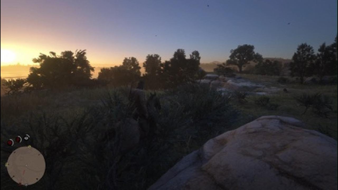 Beautiful sunrise in RDR2 | Great Plains - YouTube