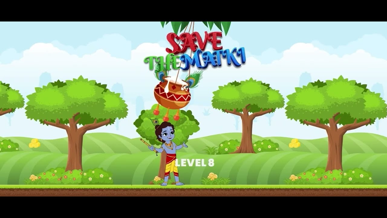 Little Krishna best game- Save the Matki - YouTube