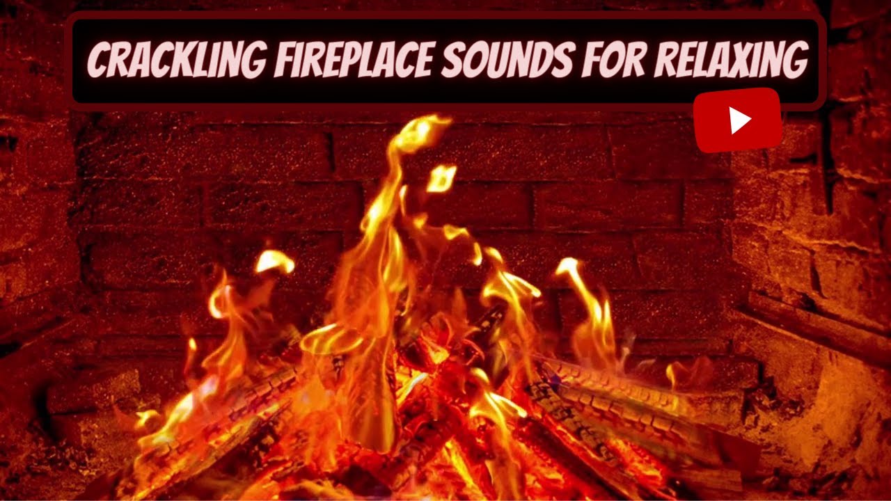 Crackling Fireplace Sounds for Relaxing 1 Hour | Fireplace Asmr Sounds ...