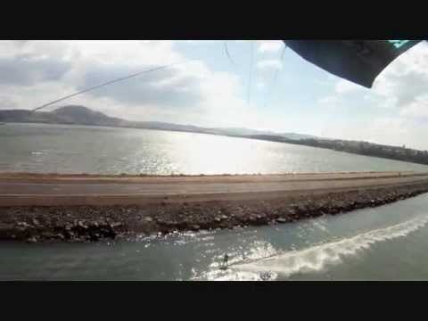 Sorell Causeway & 7 Mile Beach Kiting.wmv - YouTube