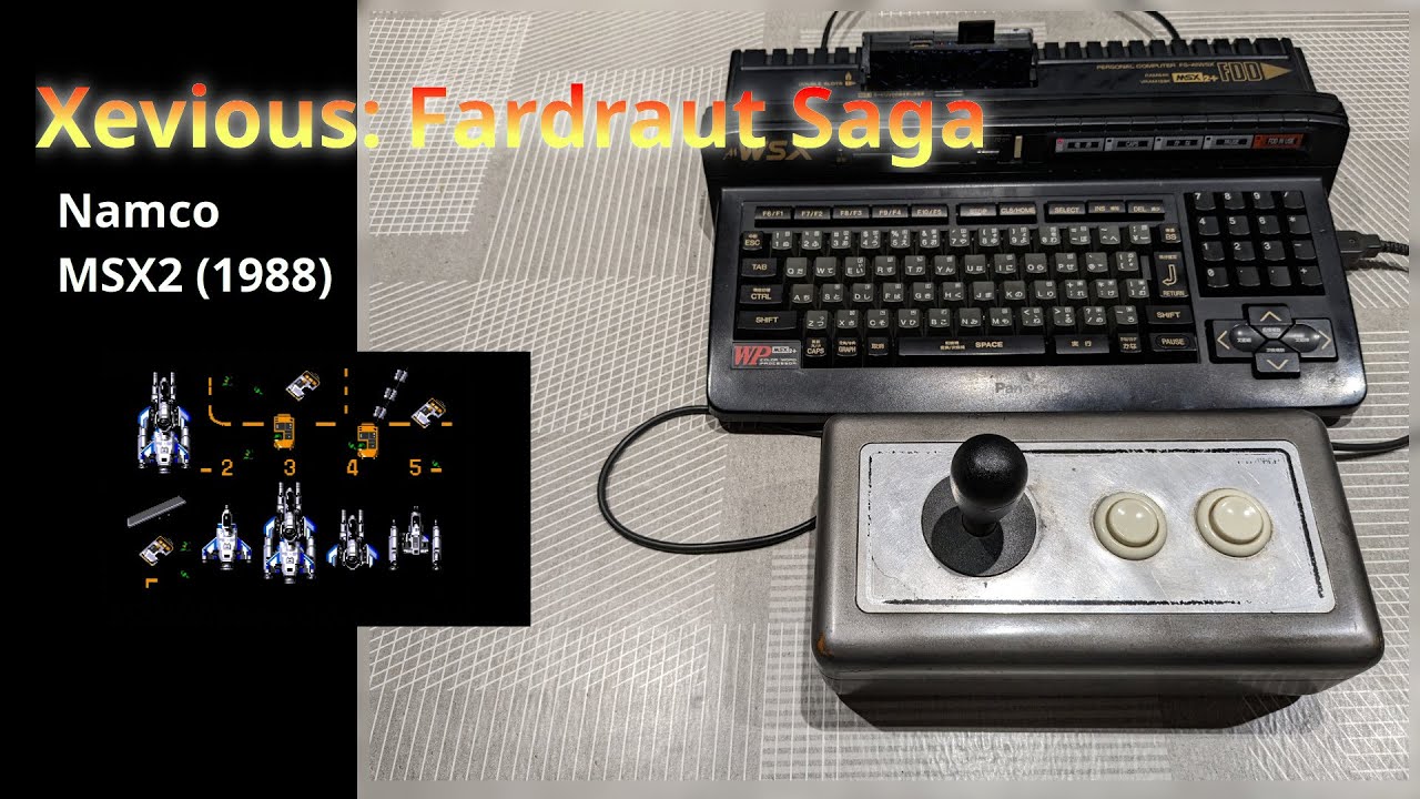 Xevious: Fardraut Saga (MSX2)(Namco)(1988)(MSX2+ Panasonic A1WSX) - YouTube