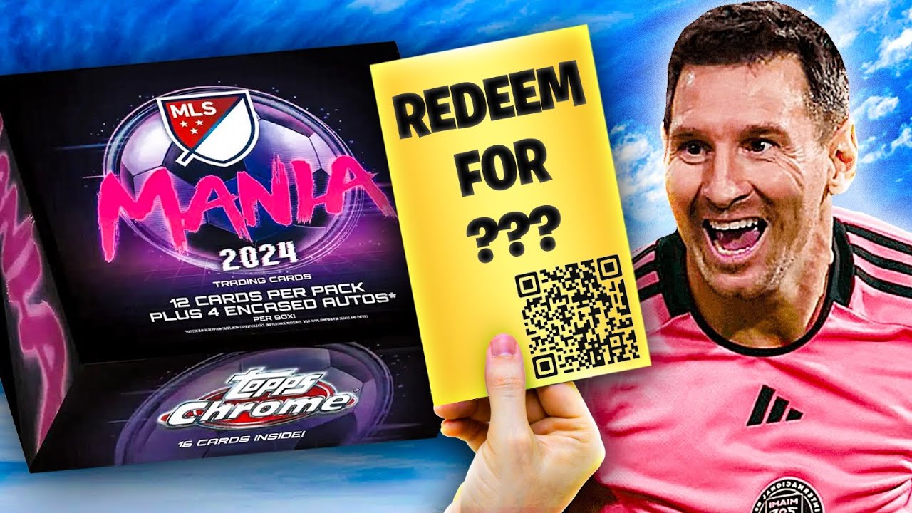 INSANE REDEMPTION CARD FROM TOPPS CHROME MLS MANIA! 🤯🎁 - YouTube