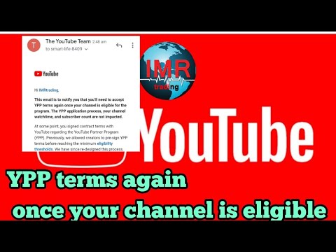 email today. Update on your YouTube Partner Program application ypp new ...