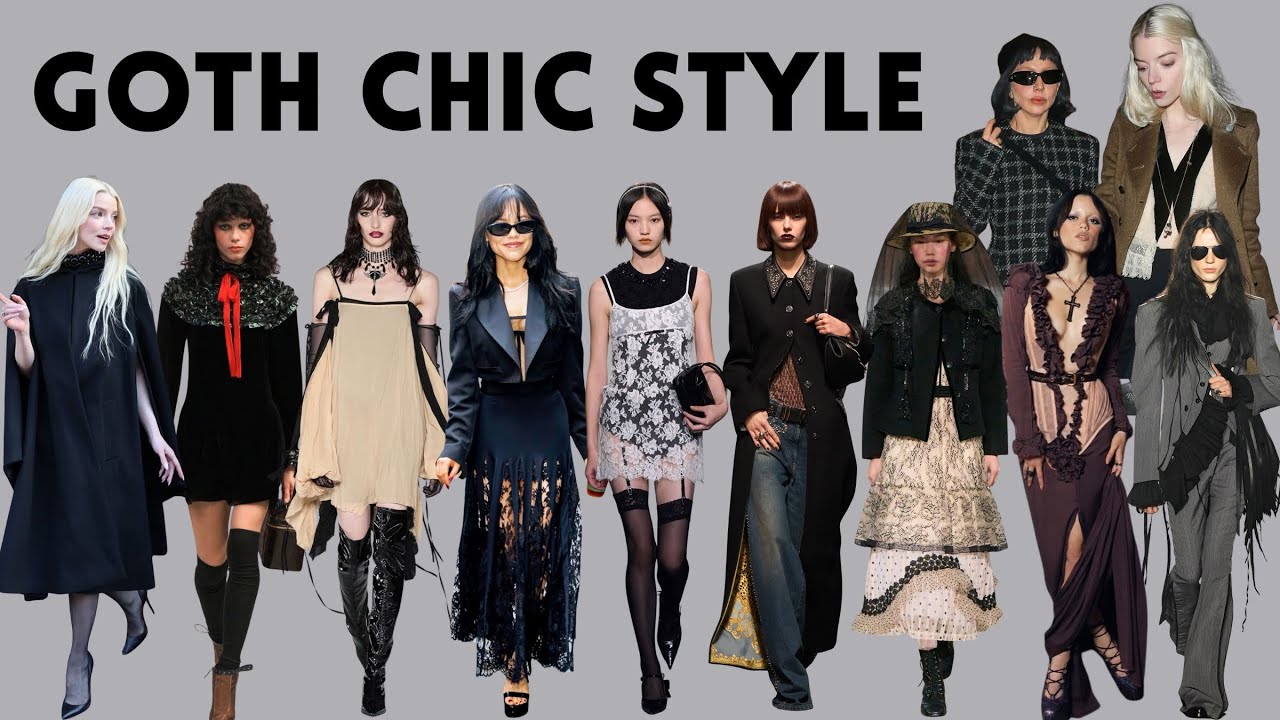 Fall 2025’s Darkest Trend | How to Master Goth Girl Chic - YouTube
