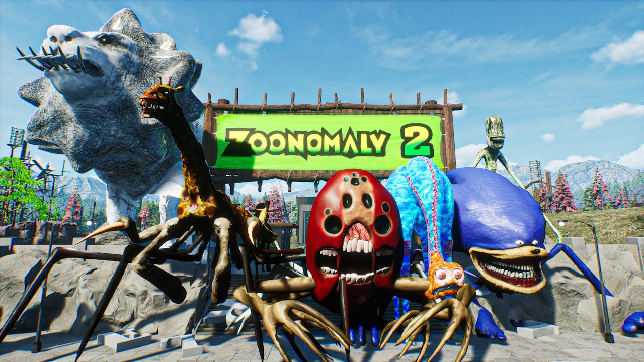 Zoonomaly | Zoonomaly 2 Full Game Play | Scary Monsters: SONIC, Lion ...