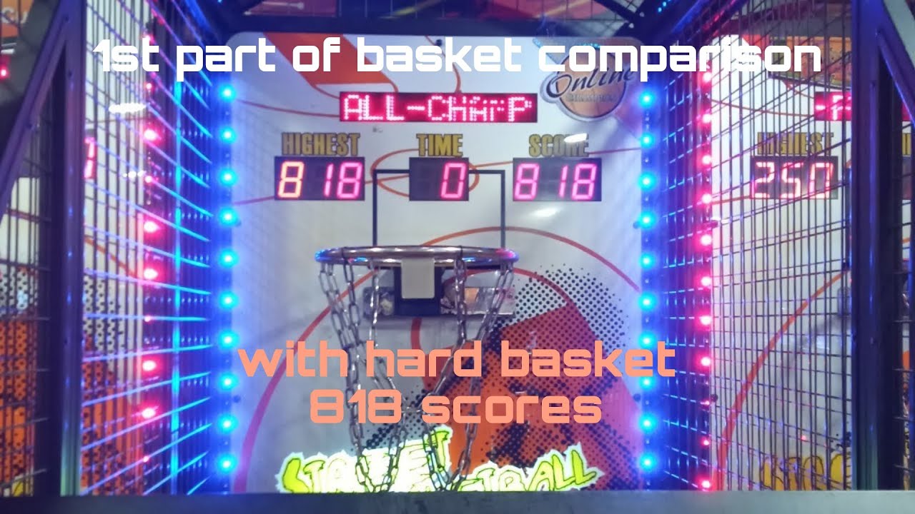Street Basketball arcade basket comparison part 1 with HARD Basket ...