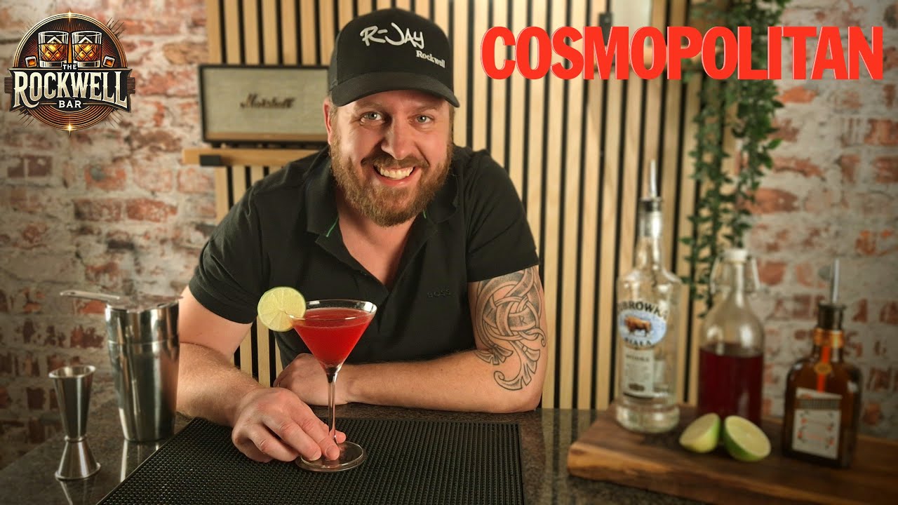 🍸 How to Make the Perfect Cosmopolitan | Classic Cocktail Recipe 🍸 ...