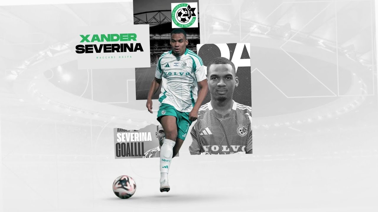 Xander Severina Right-Winger Maccabi Haifa Highlights - YouTube