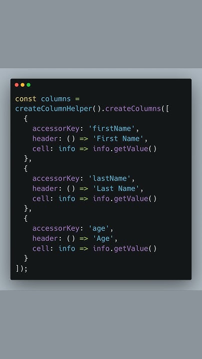 Master Tanstack Table In React Reacttable Youtube