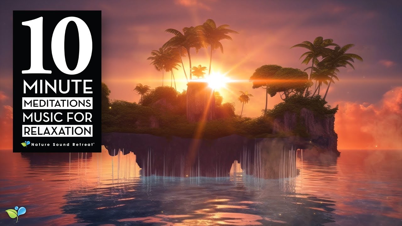 Floating Island 528Hz Sound Therapy | Positive Energy Meditation | 10 ...