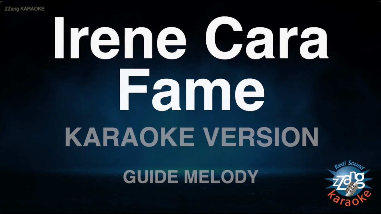 Irene Cara-Fame (Melody) (Karaoke Version) - YouTube