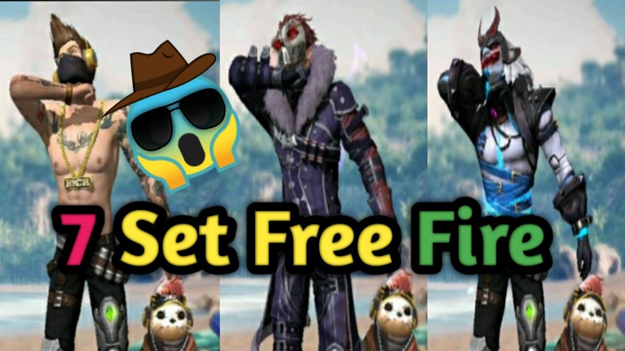 7 Kombinasi Set Free Fire Keren 2020 - YouTube