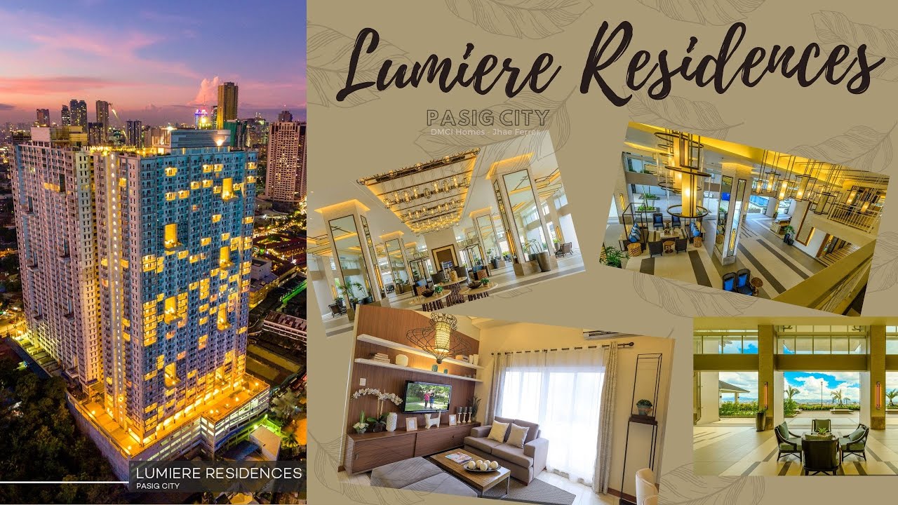 DMCI Lumiere Residences @ Pasig (Condominium) - YouTube