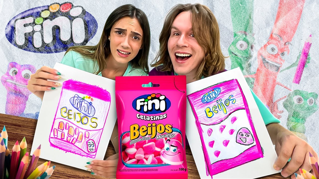 QUEM DESENHAR AS BALAS FINI MELHOR COME - YouTube