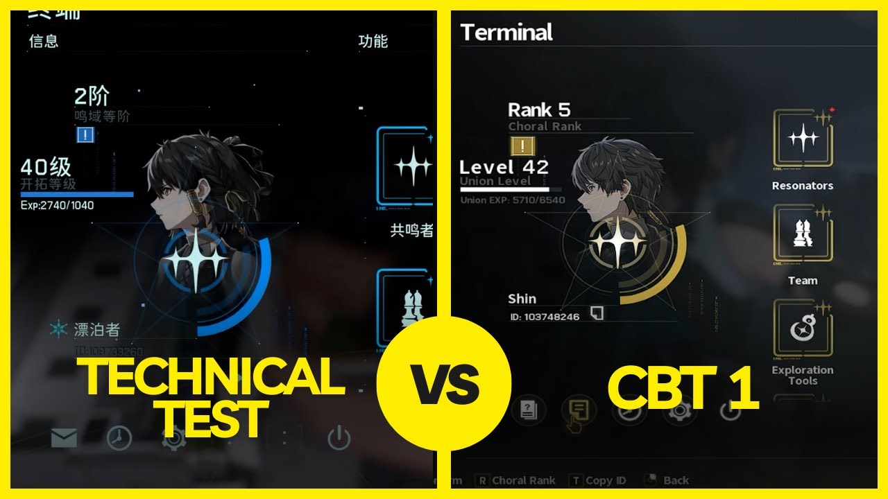 [Wuthering Waves] Exploring First Beta Main Menus - YouTube