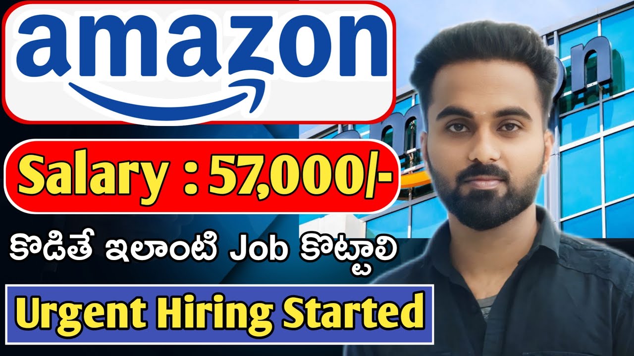 New Permanent Jobs from Amazon 2025 | 6LPA Package | Latest Jobs in ...