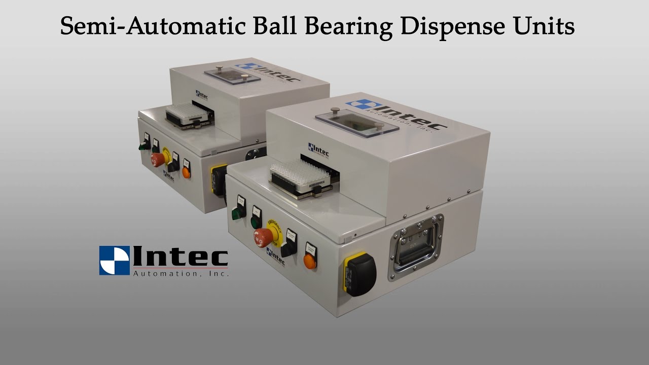 Semi-Automatic Ball Bearing Dispense Units - YouTube