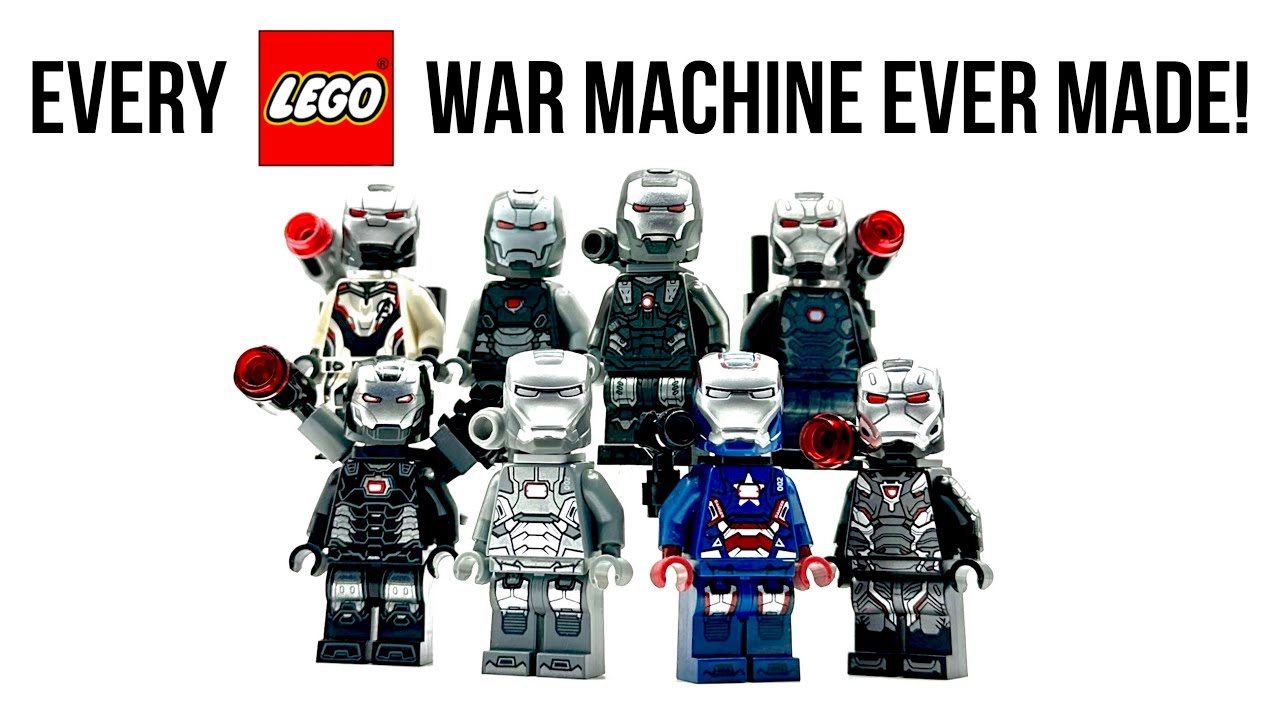 Every LEGO WAR MACHINE Minifigure EVER Made! (2013-2024) - YouTube