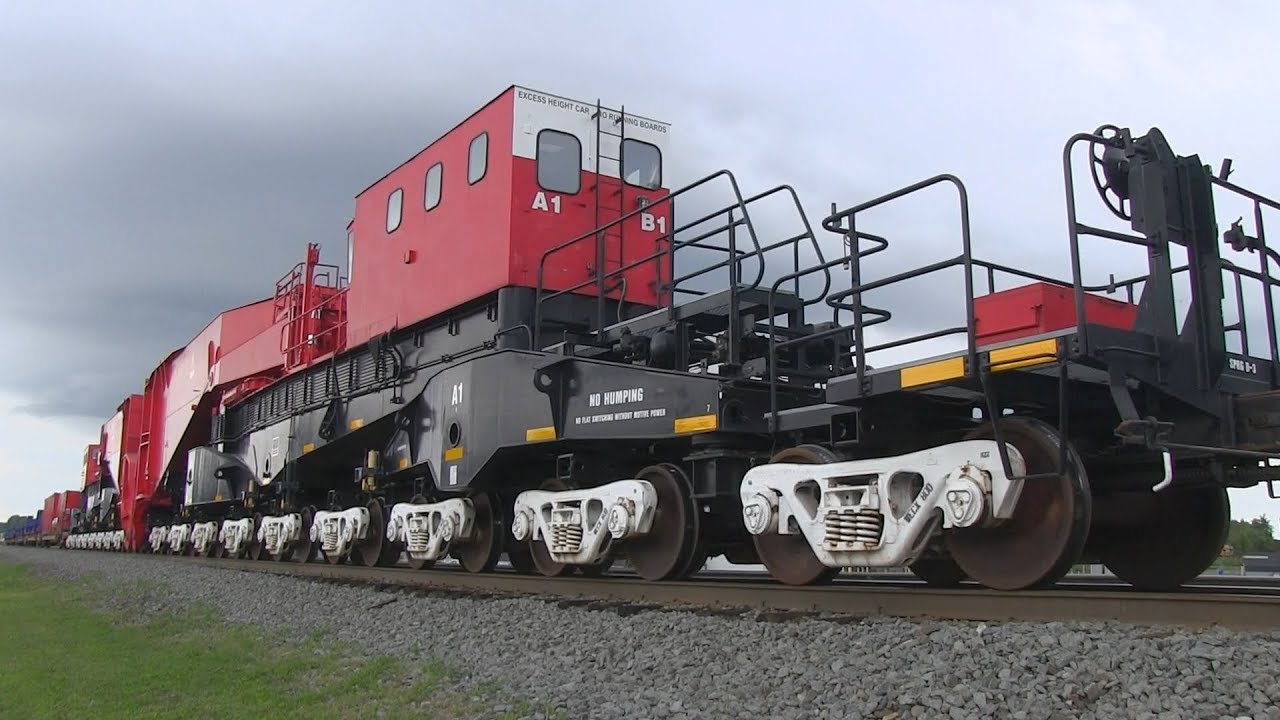 Schnabels: The World's Largest Freight Cars Visit The NS Pittsburgh ...