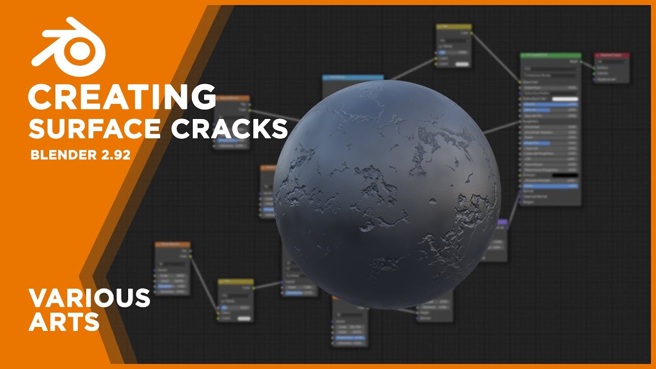 Create Surface Cracks material using blender 2.92 - YouTube