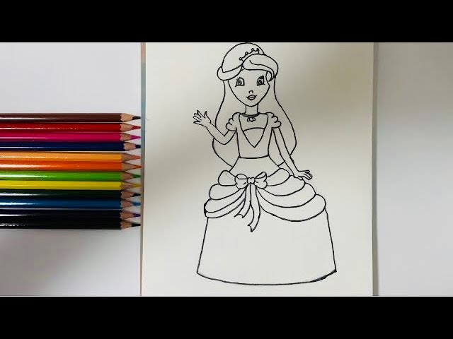 Easy Princess Drawing