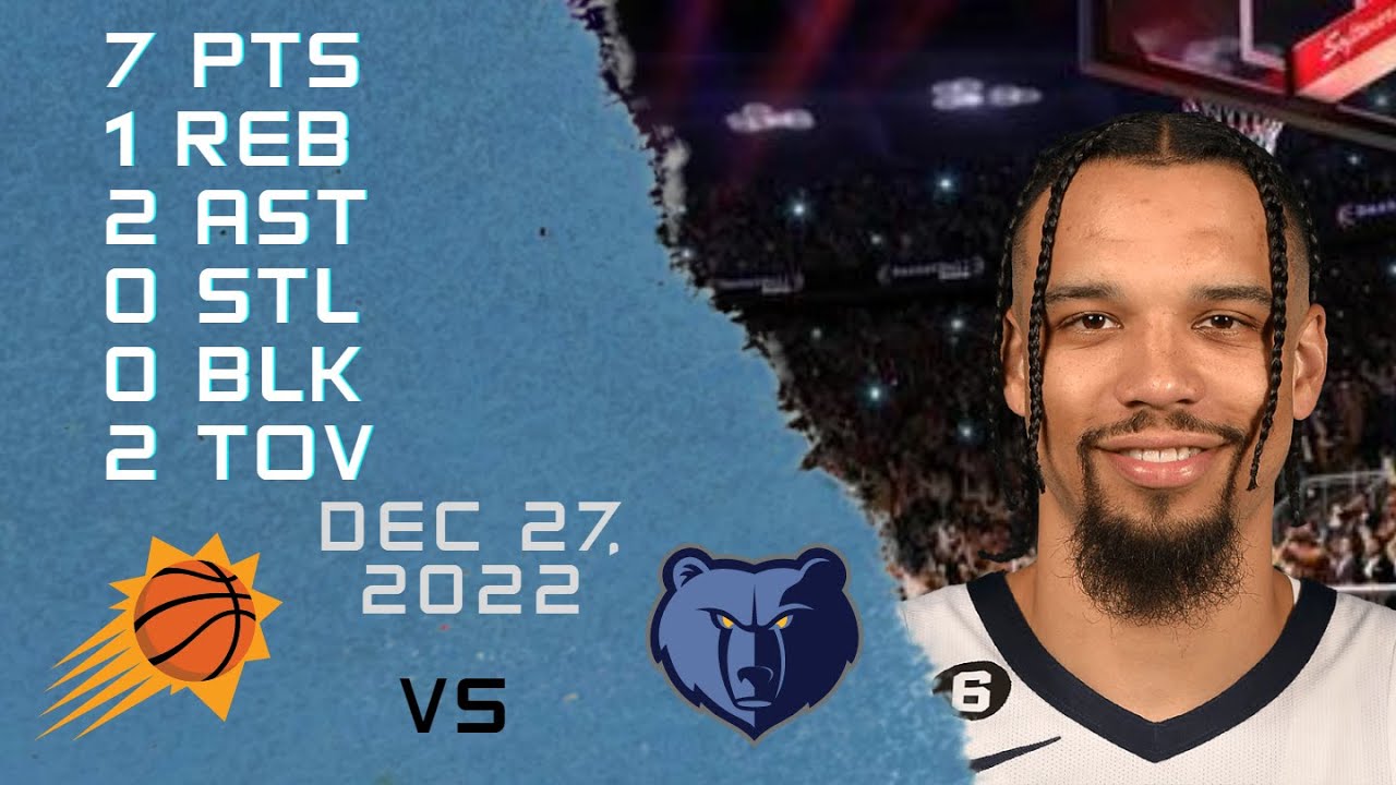 Dillon Brooks Nba Player Highlights 27 12 2022 Grizzlies Vs Suns
