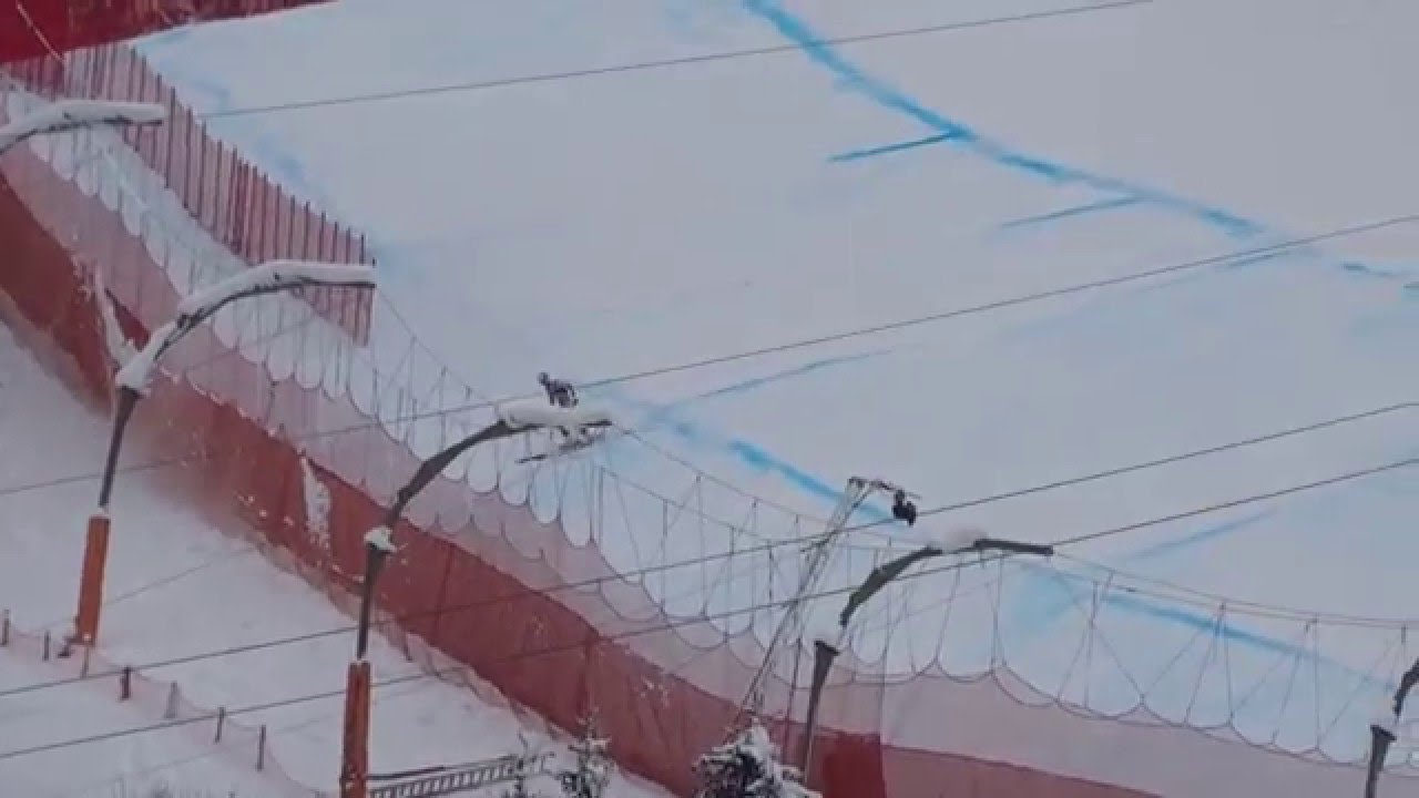 Hahnenkamm Rennen 2016 Crash Unfall 19-1-2016 Kitzbühel Streif - YouTube