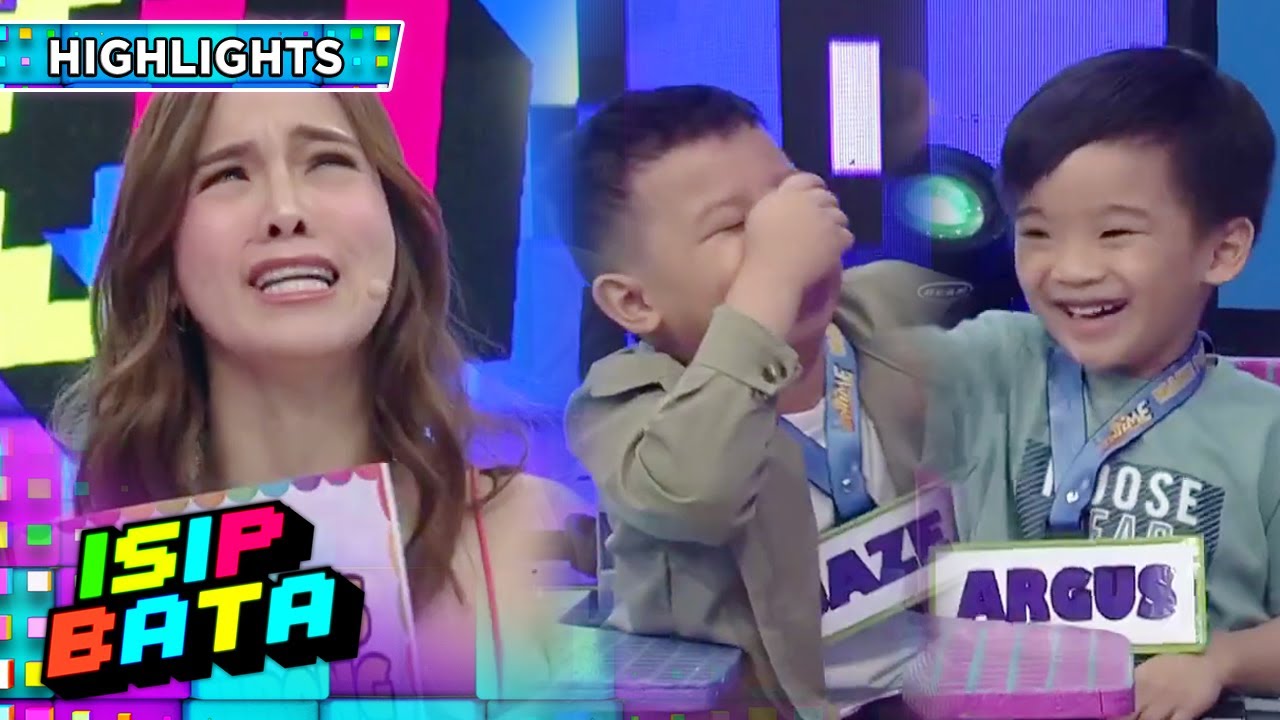 Argus and Jaze like Jackie's acting | Isip Bata - YouTube
