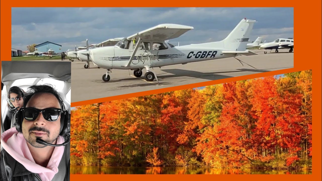 See Canadian Fall Colors from a Small Plane in Brampton - YouTube